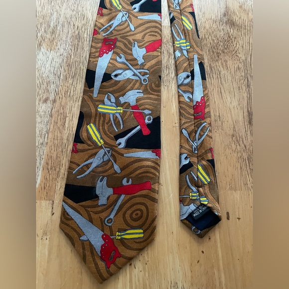 Keith Daniels | Accessories | Mens Necktie 0 Silk With Colorful Tool ...